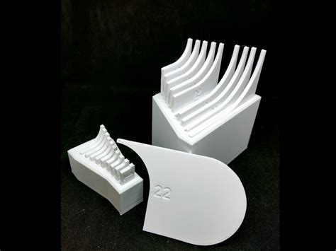 Yet Another Customizable Radius Gauge By Billiam Download Free STL Model Printables Com