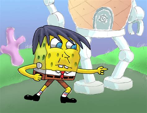 Spongebob Anime Style Sorta By Earwigofjustice On Deviantart