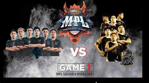 MPL PH S6 WEEK2 DAY 1 BNK BLUFIRE VS EXECRATION GAME 1 MLBB YouTube