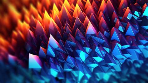 抽象幾何背景與三角形尖峰 3d 渲染 当代背景 菱形图案 三角形背景背景圖片和桌布免費下載