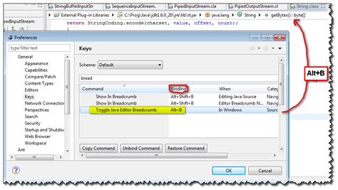 How To Disable Breadcrumbs In Eclipse Stack Overflow