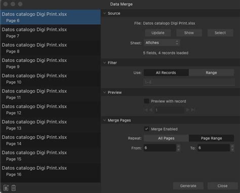 Affinity Publisher V And Section Names Not Shown Correctly In Document After Merge