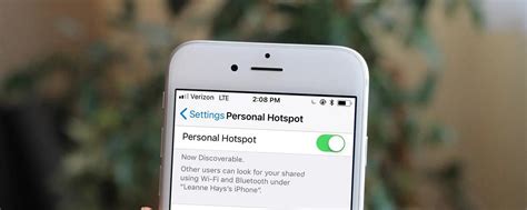 Enabling Personal Hotspot On Iphone Quick Tutorial Robots Net