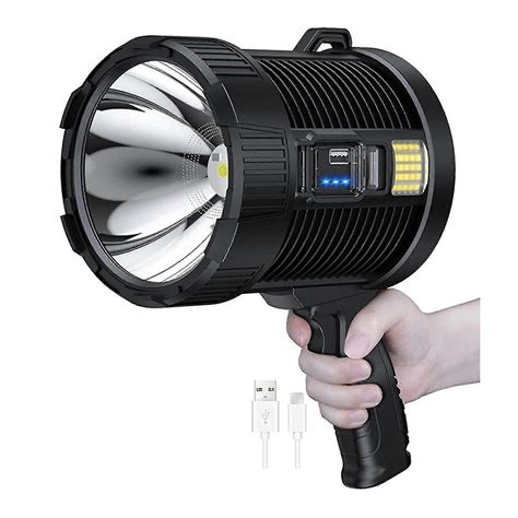 Rechargeable Spotlight,100000 Lumens Led Spot Lights Handheld ...