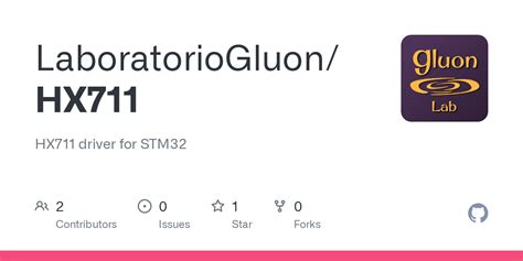 GitHub LaboratorioGluon HX HX Driver For STM