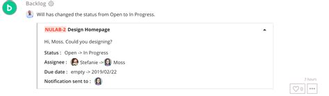 Integrate Backlog Event Notifications FAQs Technical Support Nulab