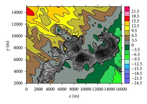 Fluent Simulated Radial Wind Speed At 220 M Elevation A Represents