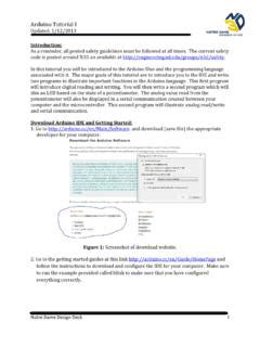 Arduino Tutorial I Arduino Tutorial I Pdf PDF4PRO