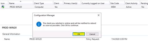 Restart Windows 10 Device Using SCCM ConfigMgr HTMD Blog