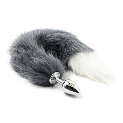 Sex Toysควยปลอมซิลิโคน ราคาถูก คอสเพลย์ของเล่นเซ็กซี่หางจิ้งจอก Yquqo