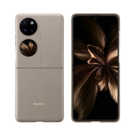 Original HUAWEI P50 Pocket Premium Artistic Custom Edition PU Case