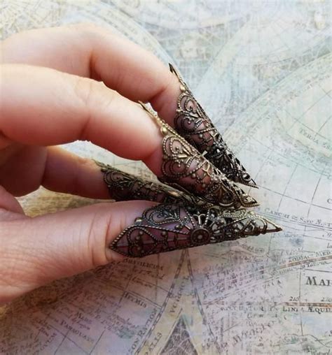 10 Dragon Claws Long Claws Sharp Claws Stiletto Nails Stiletto Ring