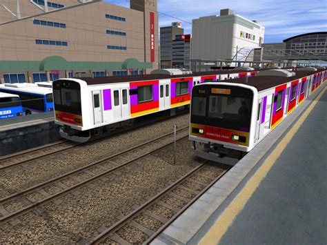 【架空鉄道】とある駅で離合 Yusar1n咲及4051 さんのイラスト ニコニコ静画 イラスト