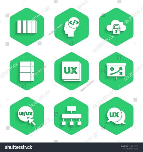 Set Ui Ux Design Site Map Stock Vector Royalty Free 2100225595 Shutterstock