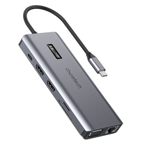 CHOETECH HUB M In USB C Multiport Adapter PowerhousePC
