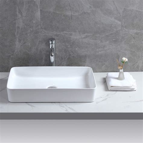Attrezzature Per Cucine E Bagni Lavabo In Ceramica Lavabo Ovale Bianco