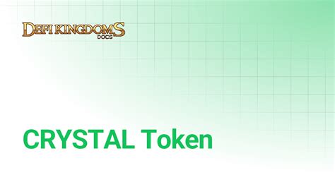 Crystal Token Defi Kingdoms