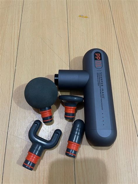 Sharper Image Massage Gun Authentic Original Announcements On Carousell