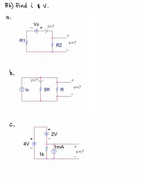 Solved Find I V Chegg Com