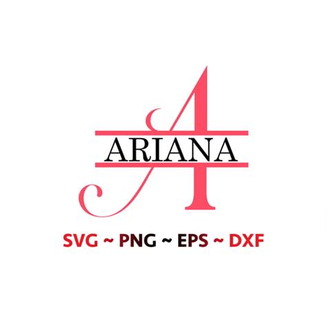 Fancy Split Letters Svg Bundle Fancy Alphabets Files Svg F Inspire