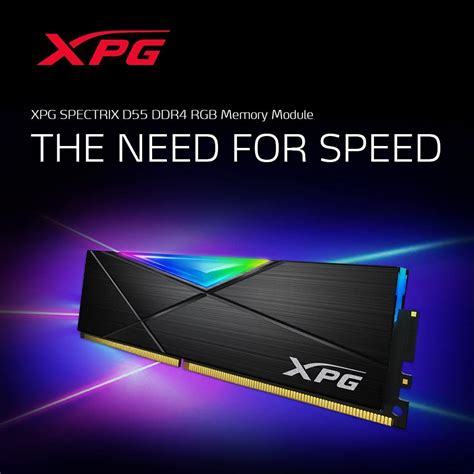 Xpg Spectrix D55 Ddr4 Rgb 16gb 2x 8gb U Dimm 3600mhz
