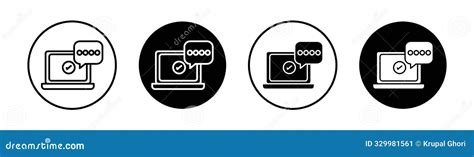 2fa Multifactor Verification Flat Line Icon Set 2fa Multifactor