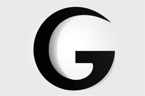 Premium Ai Image Letter G Stencil On White Background