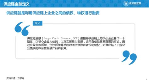 供应链金融及商业模式案例研究报告供应链研究中国贸易金融网