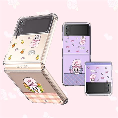 에스더버니 토끼 블루밍 갤럭시 Z플립4 투명 에어 범퍼 케이스 제트플립4 감도 깊은 취향 셀렉트샵 29cm