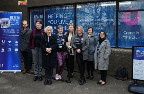 Scotlands Womens Health Champion Anna Glasier Visits Chss Maryhill
