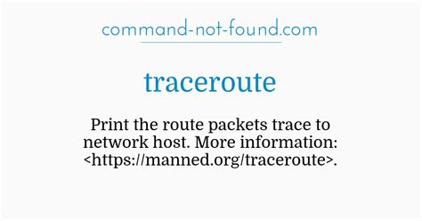 N Traceroute
