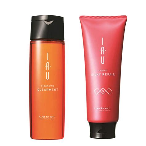 Buy LebelIAU Cleansing Clearment Hair Shampoo 200ml & Lebel IAU Silky ...