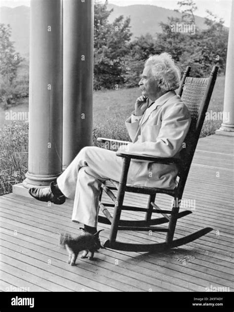 American Humorist And Writer Samuel Langhorne Clemens Known By His