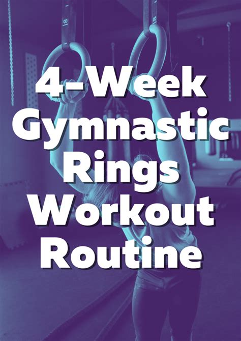Gymnastic Rings Workout Program Alpha Force Fitness