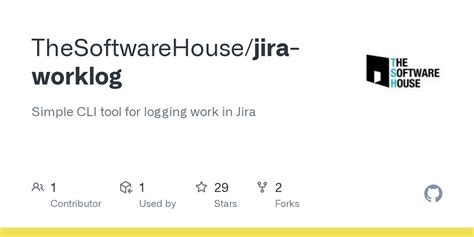GitHub TheSoftwareHouse Jira Worklog Simple CLI Tool For Logging