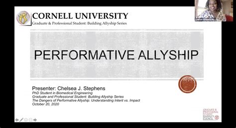 Impact vs. Intent: Becoming Critical Allies Through Workshop Series - Graduate School : Graduate ...