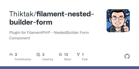 GitHub Thiktak Filament Nested Builder Form Plugin For FilamentPHP