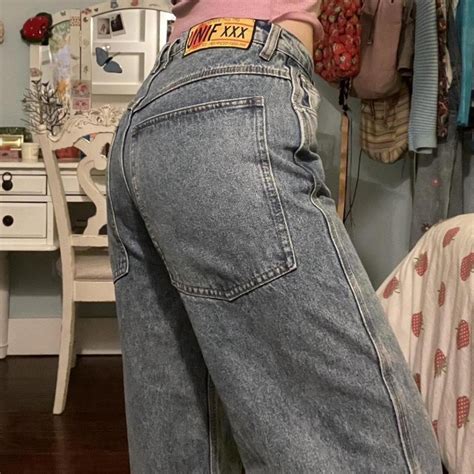 Unif X Blue Jean ♡ The X Jean Is A Suuuper Relaxed Depop