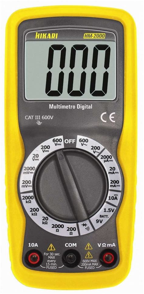 Multimetro Digital Hikari Hm-2000 - Ferramentas, Multímetro ...
