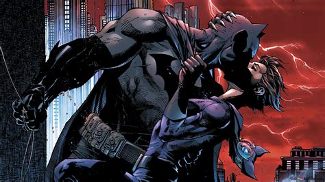 Beso De Gatúbela De Batman 4k Descarga De Fondo De Pantalla