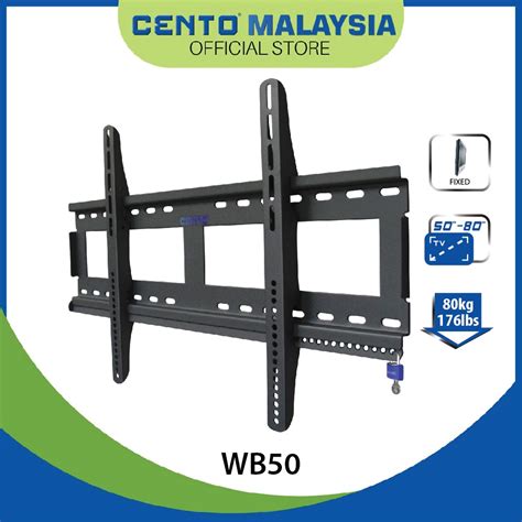 Cento Malaysia Universal 50 80 Flat Panel TV S FIXED Wall Mount