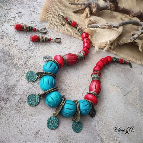 УКРАШЕНИЯ ️МАСТЕР КЛАССЫ On Instagram Для яркой и смелой🔥 Коралл натуральный дерево