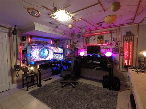 More Work On Battlestation X Pc Gaming Desk Gaming Room Setup Pc