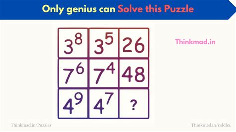 Find The Missing Number In This Math Puzzle 26 48