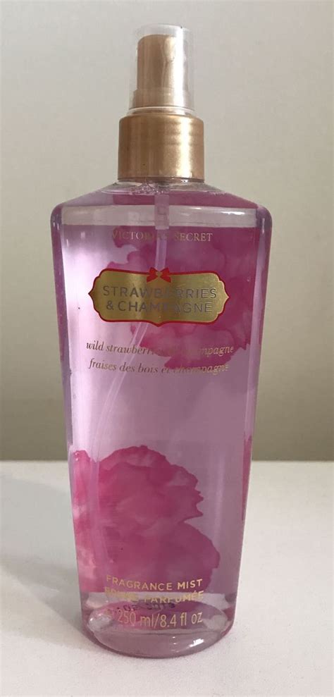 Body Splash Victoria´s Secret Morango Com Champagne 250 Ml Perfume