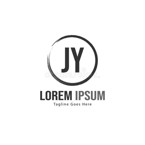 具有现代框架的初始jy徽标模板 极简主义jy字母徽标矢量图插图 向量例证 插画 包括有 徽标 抽象 155076846