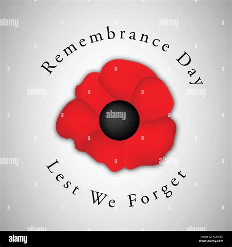 Illustration Of Elements Of Remembrance Day Background Stock Vector