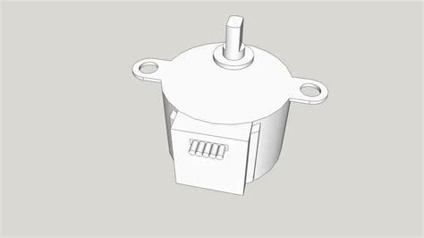 28byj 48 stepper motor 3d model
