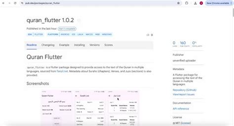 launching new flutter package quran flutter waqar ali siyal posted
