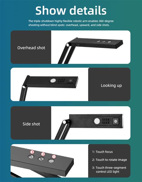 Supply Sd 1300 A3 A4 Mini Portable Document Camera Book Scanner With Video Wholesale Factory